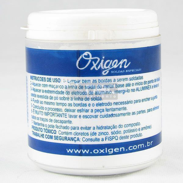 Aluminex - Fluxo para Alumínio - Oxigen - 200g