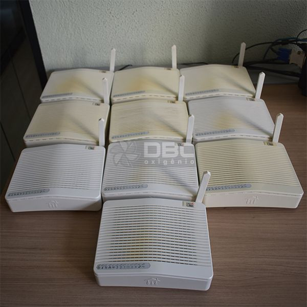 Kit 10 ONU EASY 4 LINK GEPON-4W (Casinha) Usados