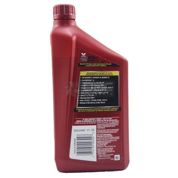 Óleo Valvoline Max Life ATF Câmbio Automático
