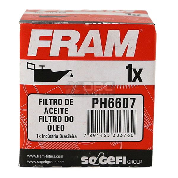 Filtro de Óleo Jac J5 (FramPH6607)